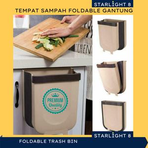 Jual I♪2Y TEMPAT SAMPAH FOLDABLE TRASH BIN GANTUNG KITCHEN SET DAPUR ...