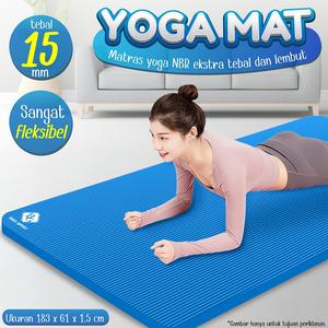 Promo Matras Yoga Mat NBR Olahraga Senam Lantai Meditasi Gym Fitness ...