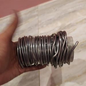Jual timah lidi 4,3 mm / wire tinol timah kiloan bahan slug - 1/2 kg ...