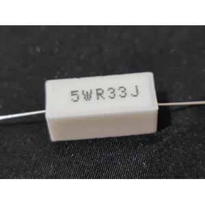 Jual Hemat Resistor Keramik 0,33 Ohm 5 Watt R33J 5W / Kapur 0,33 Ohm - Kab. Bandung - gujtary ...