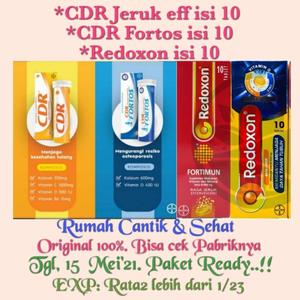 Jual (🤞🤞) cdr isi 10 tablet effervescent Multivitamin isi 10 - Kota ...