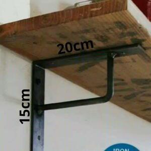 Jual Siku Rak L Plat Besi Shelf Bracket Tembok Penyangga Tahanan Siku ...