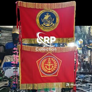 Jual Premium !! bendera ruangan / bendera pataka TNI custom, ful bordir ...
