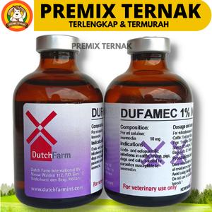 Jual DUFAMEC 1% INJ 50 ml - Obat Cacing Kutu Kudis Scabies Ampuh - 50ml ...