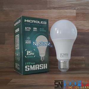 Jual Microled Smash 15 Watt Lampu LED Bulb Garansi 1 Tahun Cahaya Putih ...