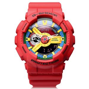 Jual New Asli CASIo G-Shock GA-110 Merah Kuning Jam Tangan Pria Jam ...