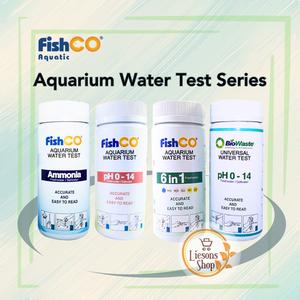 Jual Water Test Paper Ammonia, pH, 6 in 1 Kertas Uji Air Akuarium 100 ...