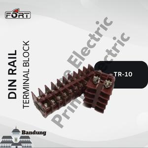 Jual Terminal Blok TR-10 Model Kasuga coklat Rail 2 Fungsi FORT - Kota ...