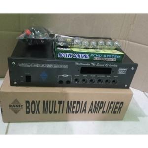 Jual premium box power amplifier multimedia plus kit tone control mic ...