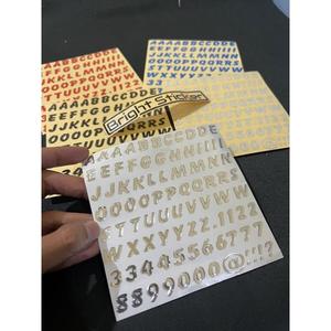 Jual STICKER EMBLEM HURUF ABJAD ANGKA STICKER MOTOR STICKER MOBIL ...