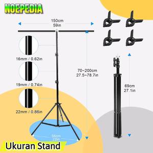 Jual POJOK Stand Background Green Screen Kain T Shape Backdrop Tiang ...