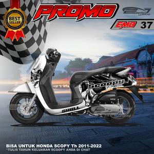 Jual Stiker Motor Full Body Scoopy Decal Custom-Stiker Decal Honda ...
