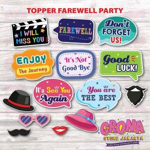 Jual Premium !! Photobooth Farewell Party / Photo Props properti ...