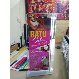 Jual Premium !! cetak spanduk frame door ukuran 160cm x60cm + isi ...