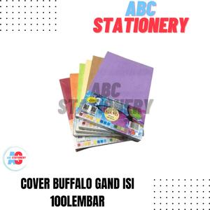 Jual Cover Buffalo Gand isi 100lembar(pilihan warna tanya terlebih ...
