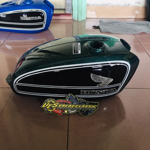 Jual new tengki cb100 warna hijau tua tengki cb prees galvanis tebal ...