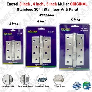 Jual Engsel 3 inch , 4 inch , 5 inch Muller Stainlees 304 ORIGINAL ...