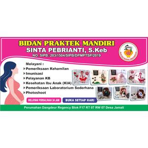 Jual Premium !! Spanduk Banner Bidan Praktek Mandiri Custom - Jakarta ...