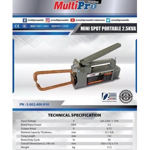 Jual Ad~ Mini Spot Welding Portable Multipro 2.5Kva Las Titik Spot Body ...