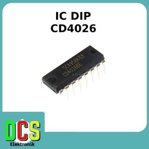 Jual IC CD4026 CD 4026 BCD Counter 7 Segment Cathode - Kota Bandung - DCS Elektronik | Tokopedia