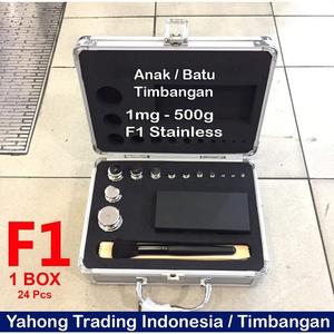 Jual Anak Timbangan Batu Timbangan F1 Class 1mg sampai 500g 24 Pcs 1 Box - Jakarta Barat - YHG ...