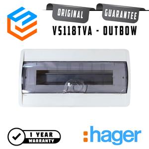 Jual Hager Kotak Box MCB Outbow Tanam VS118TVA Transparant 18 Modul ...