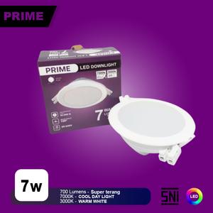 Jual PRIME Lampu Downlight LED 7 Watt Cool White / Warm White SNI 3,5 ...