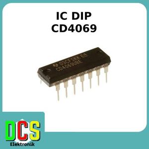 Jual IC DIP CD4069. Rangkaian Not. Inverter Circuit. Ekivalen dengan 74LS04 - Kota Bandung - DCS ...