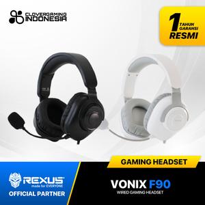 Jual Rexus Vonix F90 F-90 Wired Headset Gaming Detachable Microphone F ...