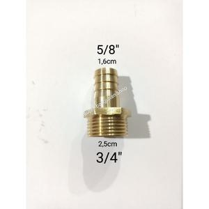 Jual Neple Selang 3/4"x5/8" / Neple sok sambung Kuningan Drat luar 3/4inch - Kota Tangerang ...