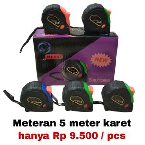 Jual Meteran 5mtr bagus / Meteran 5mtr plat besi / Meteran 5mtr karet ...