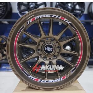 Jual new Velg Racing R18 Pajero Fortuner Triton Prado HSR AMETH JA207 ...