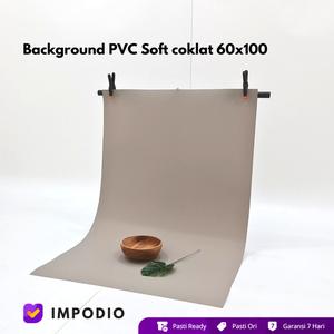 Promo Background PVC warna soft brown / Coklat Pastel 60x100cm sangat ...
