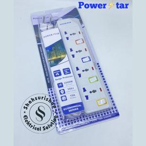 Jual POWERSTAR STOP KONTAK 4 LUBANG DENGAN SAKLAR POWER STAR 4 PIN 3 ...