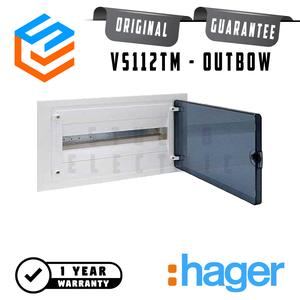 Jual Hager Kotak Box MCB Outbow Tanam VS112TM Transparant 12 Modul ...