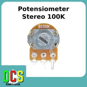 Jual Potensiometer Stereo Potensio 100K 100 K Ohm Merk WL - Kota ...