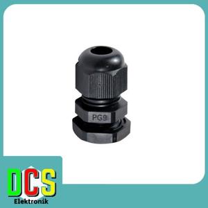 Jual Kabel Gland PG9 / Cable Gland PG9 diameter kabel 4-8mm - Hitam ...