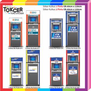 Jual STIKER Kulkas 1 Pintu dan 2 Pintu STANDAR Motif ATM - Kab. Bogor ...