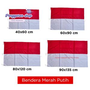 Jual Bendera Merah Putih Indonesia bendera Rt rumah upacara - 40x60 cm ...