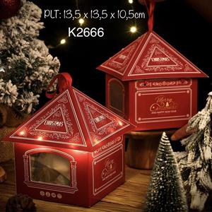 Jual Kotak Natal K2666 Dus Rumah Cookies Nastar Christmas Box - Jakarta ...