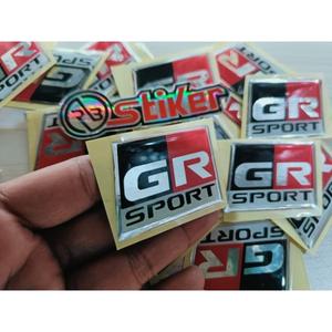 Jual STIKER TIMBUL GR EMBLEM MOBIL TOYOTA GR SPORT TOYOTA TIMBUL 3D ...