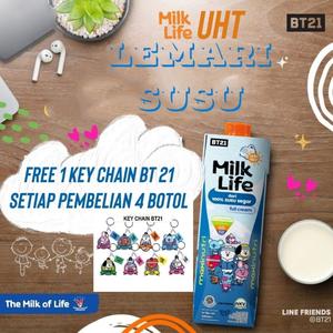 Jual Sya7 Milk life UHT full cream 1L/Milk life UHT coklat 1L/Milk life ...