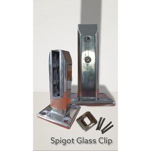 Jual Spigot Kaca Railing Tiang Penjepit Pagar Kaca Glass Clip Stainless ...