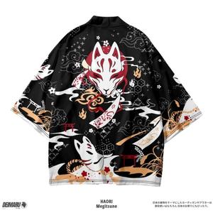 Jual Kostum Jepang Haori Megitsune Akuma Haori Motif Outer Cardigan ...