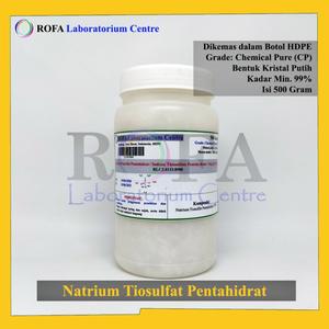 Jual Natrium Tiosulfat / Sodium Thiosulfate / Na2S2O3 CP 500 Gram ...