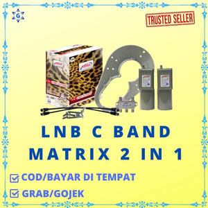 Jual MATRIX LNB PARABOLA 2 IN 1 C-BAND UNTUK 1 RECEIVER DECODER - Kota ...