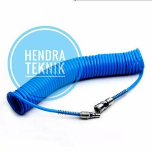 Jual Selang Recoil Pu 6 Meter Selang Angin Compressor Spiral 6M Selang ...