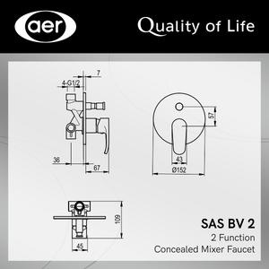 Jual Aer Kran Tanam Shower Tembok Panas Dingin 2 Fungsi Keran Air Sas Bv2 - Kota Surabaya ...