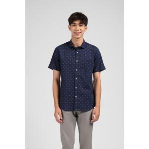 Promo MEN'S TOP Kemeja Lengan Pendek Pria JESTER-NAVY - L - Kota ...