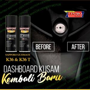 Jual SAPPORO ULTIMATE DASHBOARD COATING K36/K36T. SOLUSI HEMAT RESTORASI - Kota Semarang ...